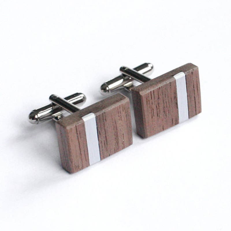 Wooden Cufflinks - Etsy
