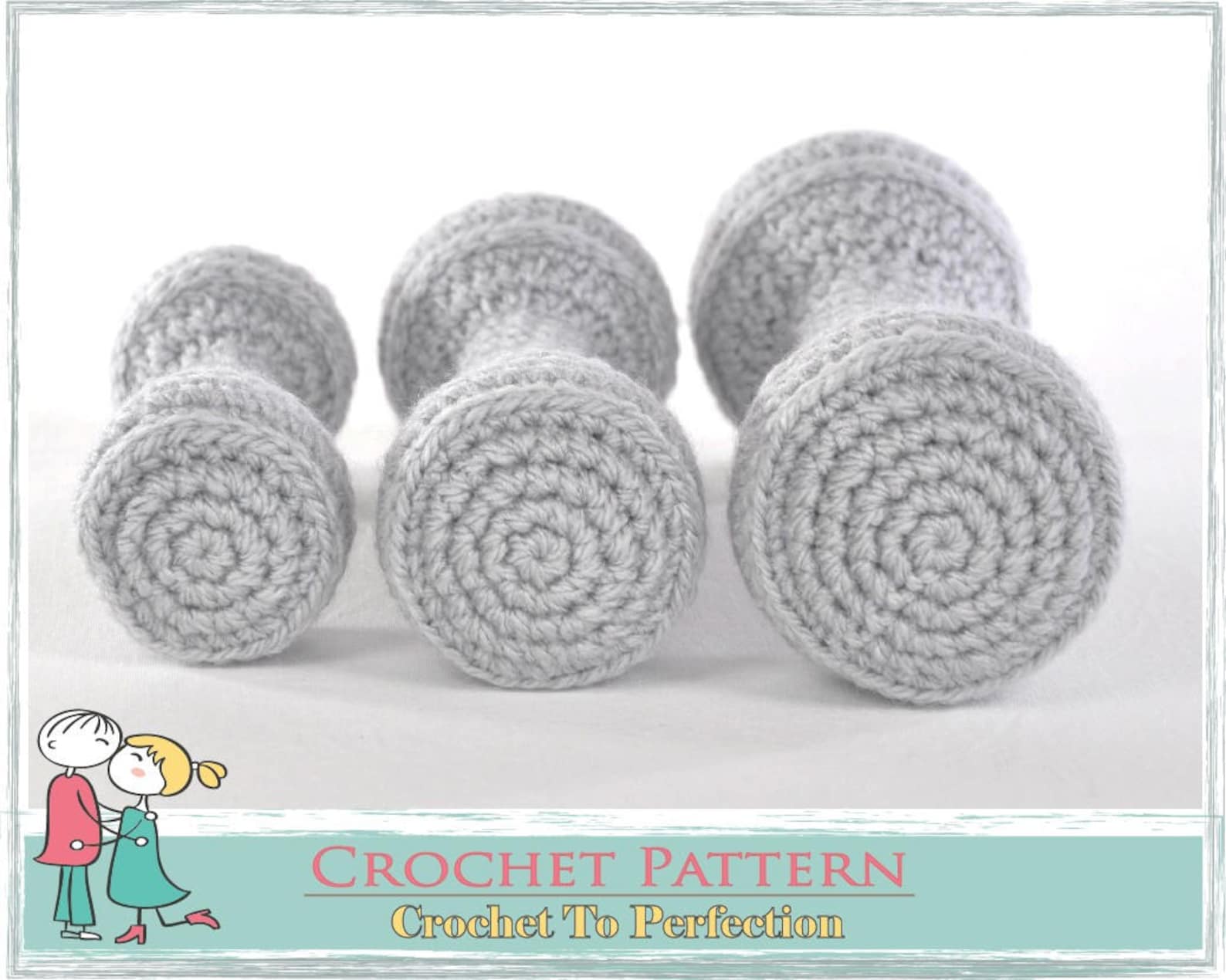 Amigurumi Pattern Dumbbell Baby Weights Crochet Gym Workout - Etsy Denmark