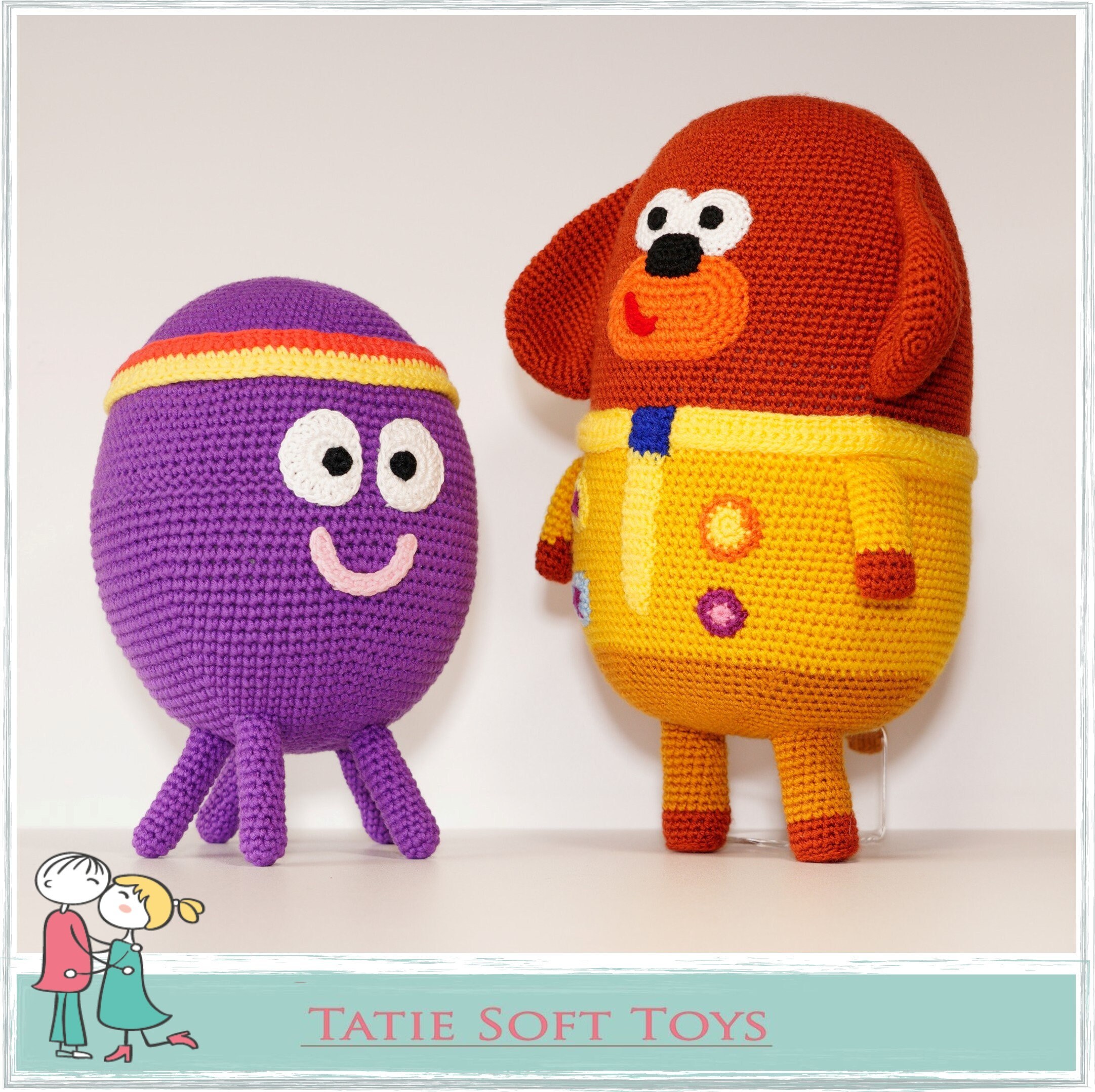 2 PDF Hey Duggee and Betty Inspired Crochet Pattern Dog - Etsy UK