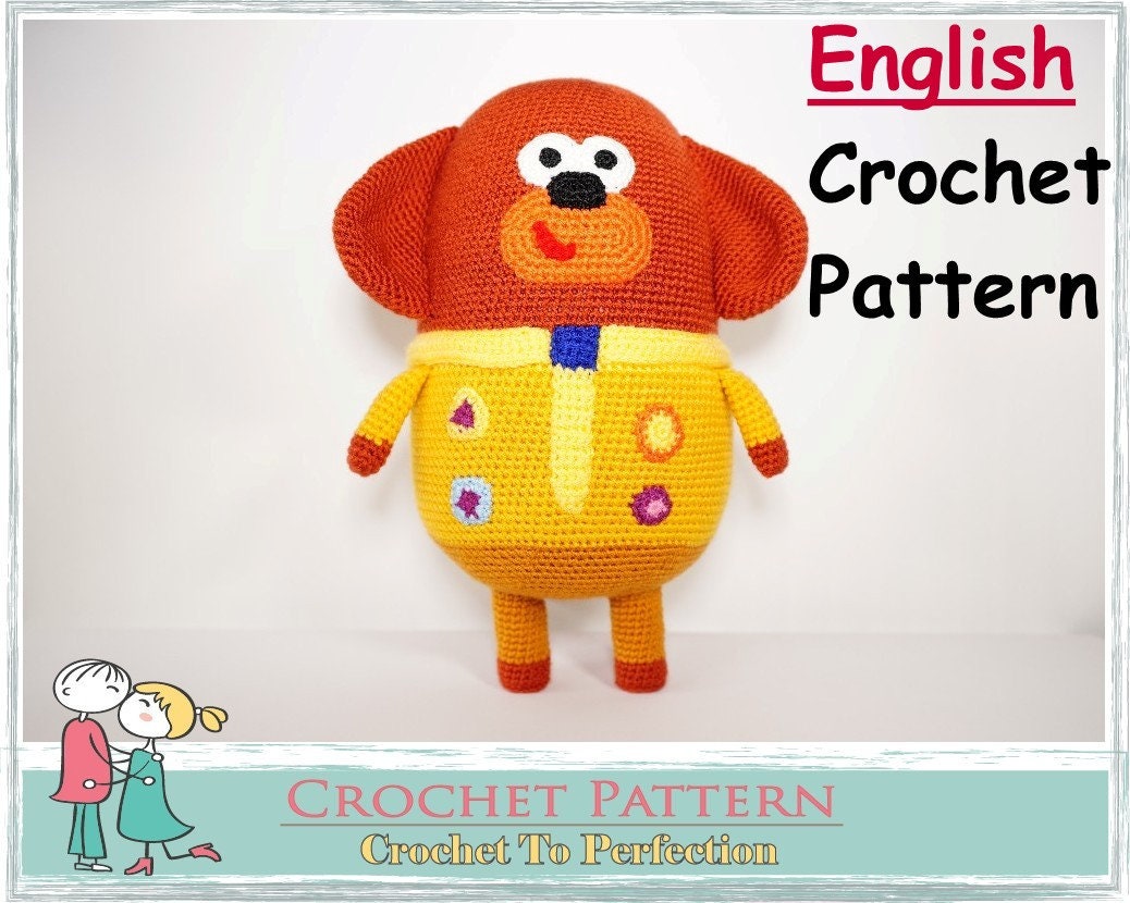 2 PDF Hey Duggee and Betty Inspired Crochet Pattern Dog - Etsy UK