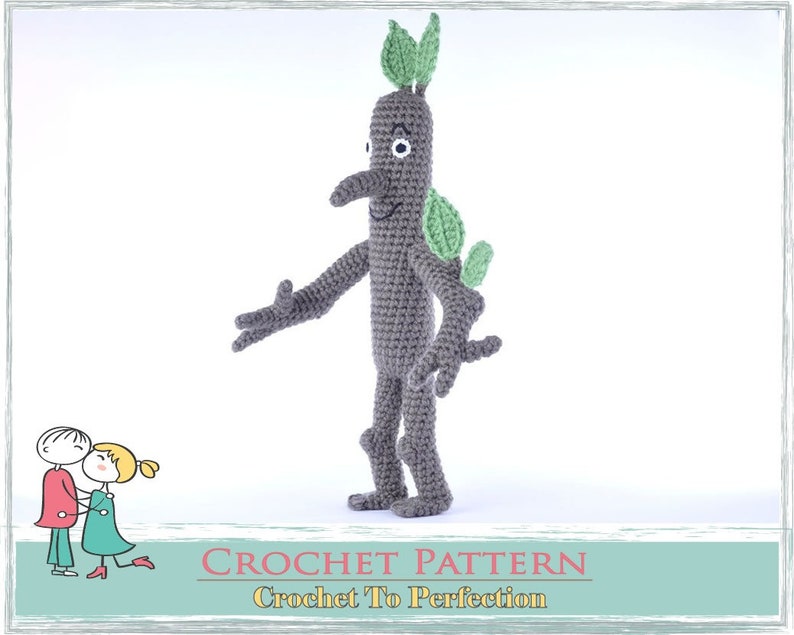 2 PDF FILES Amigurumi Pattern Inspired by Stickman Crochet | Etsy UK
