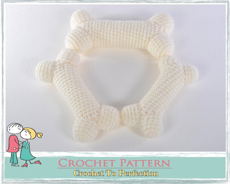 Amigurumi Dog Bone Crochet Pattern: Pet Toy (PDF Pattern) - Etsy