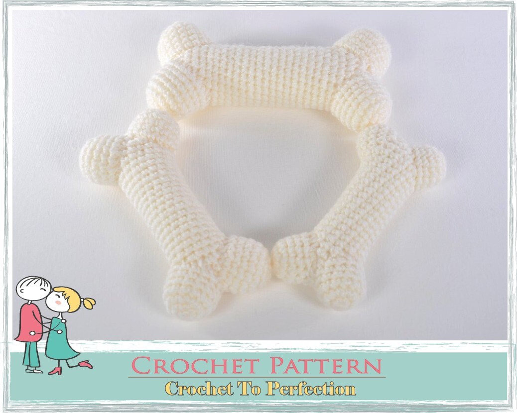 Amigurumi Dog Bone Crochet Pattern: Pet Toy (PDF Pattern) - Etsy