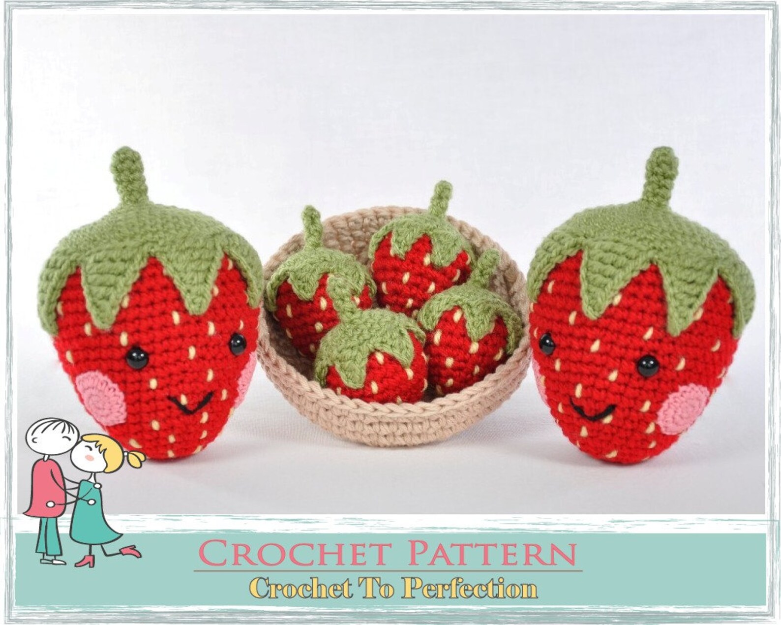 Amigurumi Pattern Strawberry Crochet Amigurumi Pattern | Etsy