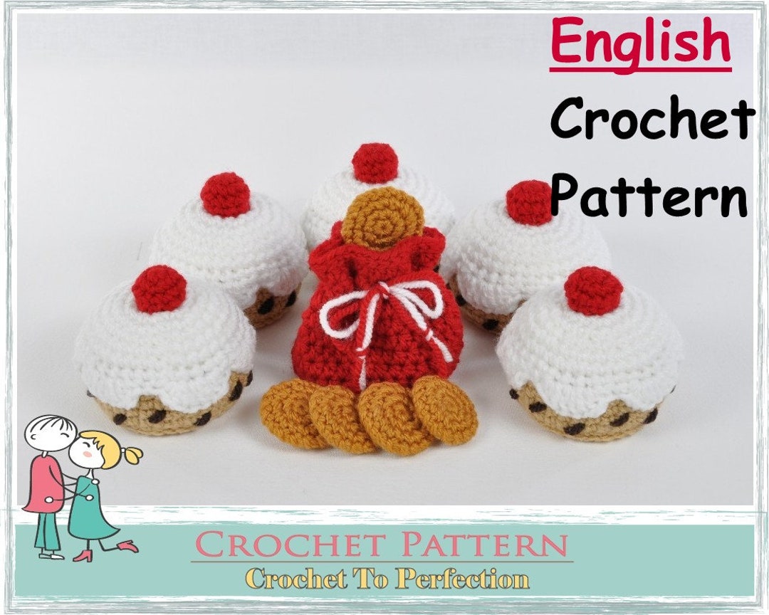 Crochet Currant Bun Pattern: Amigurumi Play Food Set (PDF Pattern) - Etsy