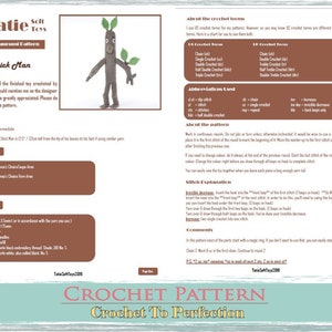 Stickman Amigurumi Crochet Pattern: Toy Doll (2 PDF Files) - Etsy