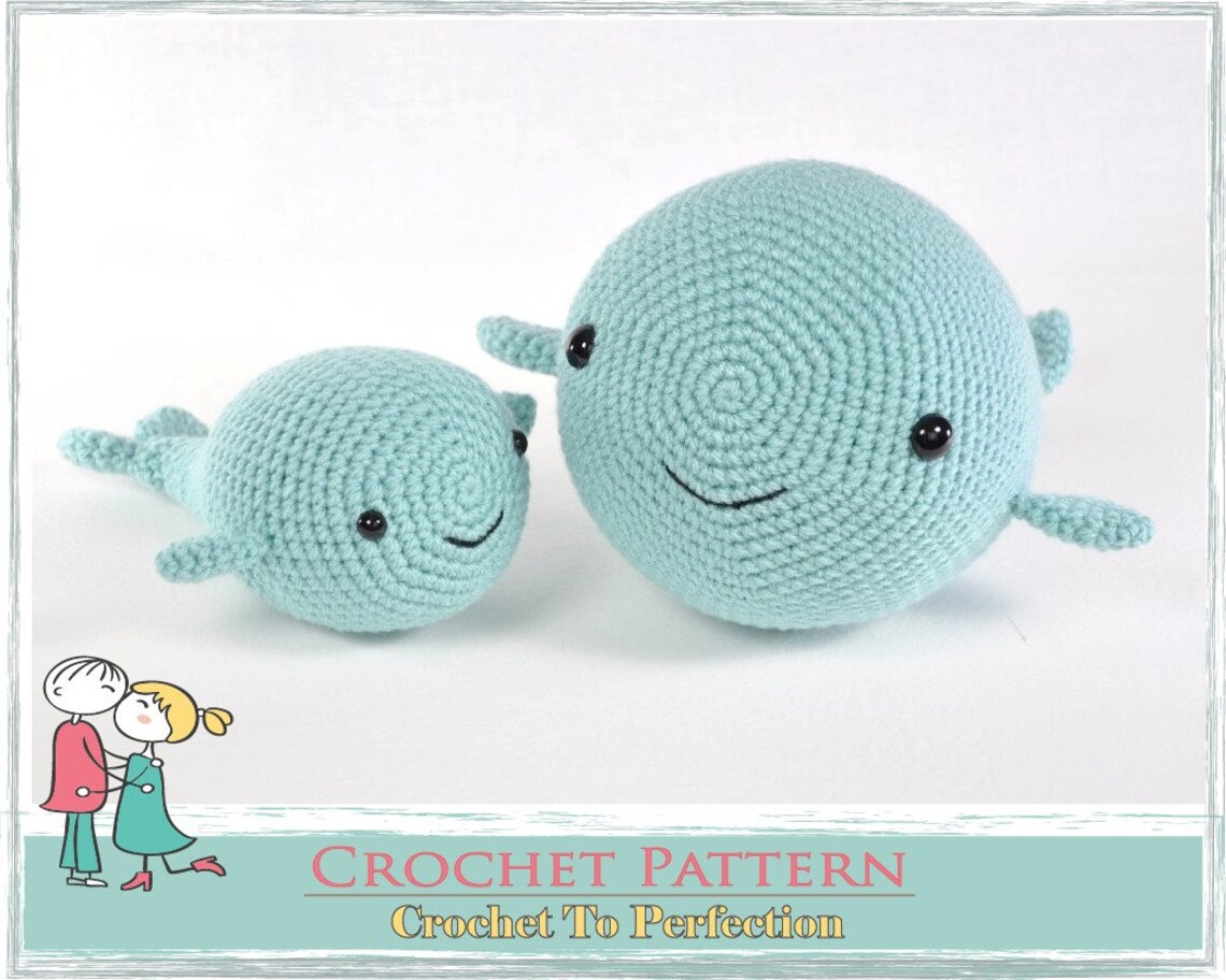 Amigurumi Pattern Whale Amigurumi Whale Pattern Crochet | Etsy
