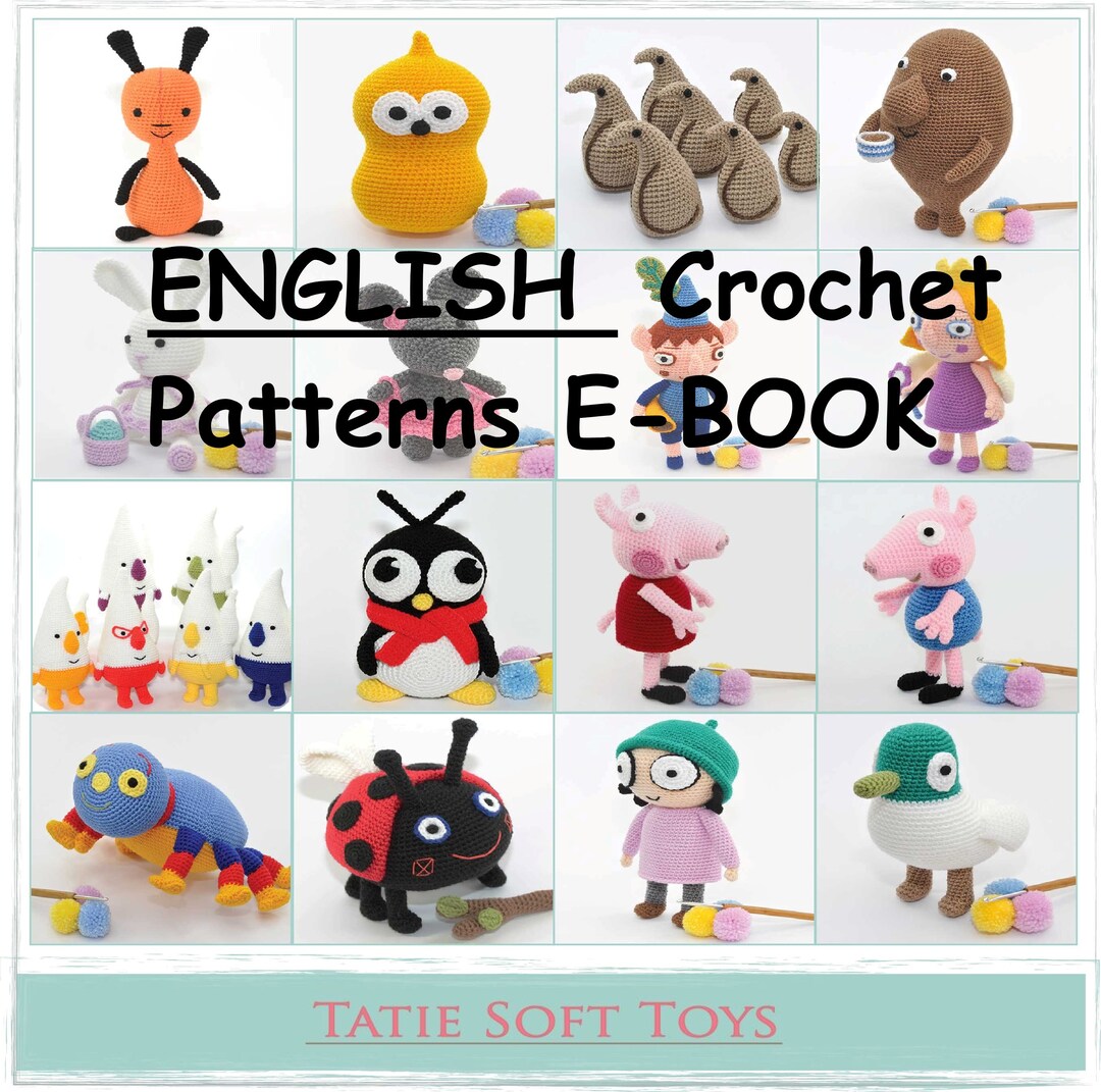 Amigurumi E-book Crochet 16 Plus 2 Patterns PDF Sarah Duck Princess ...
