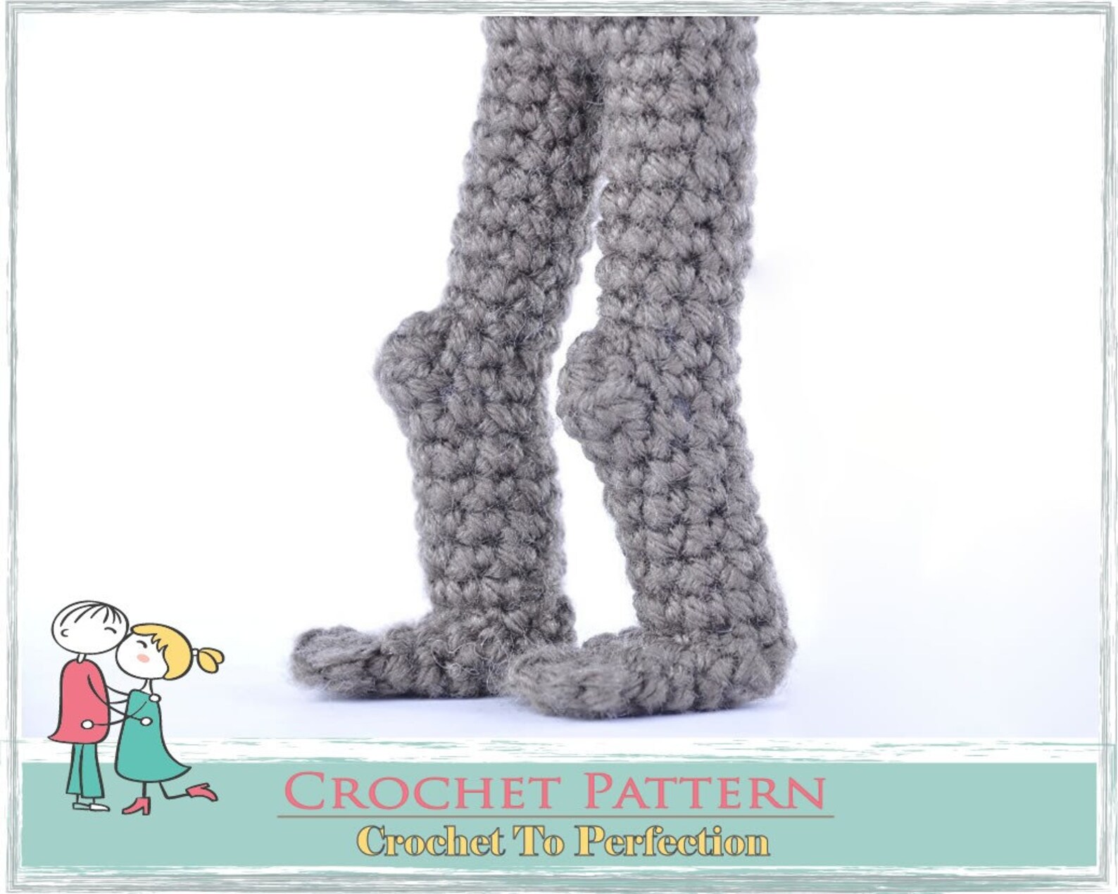 2 PDF FILES Amigurumi Pattern Inspired by Stickman Crochet | Etsy UK