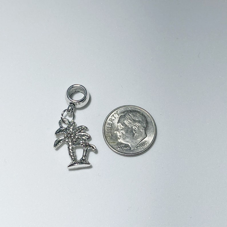 Palm Trees European Pandora Style Charm - Etsy