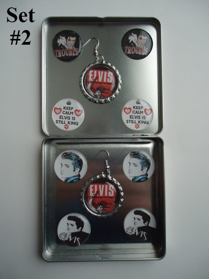 Elvis 2) New Sets Elvis Presley (5) Pairs in 1 Elvis Presley Magnetic ...