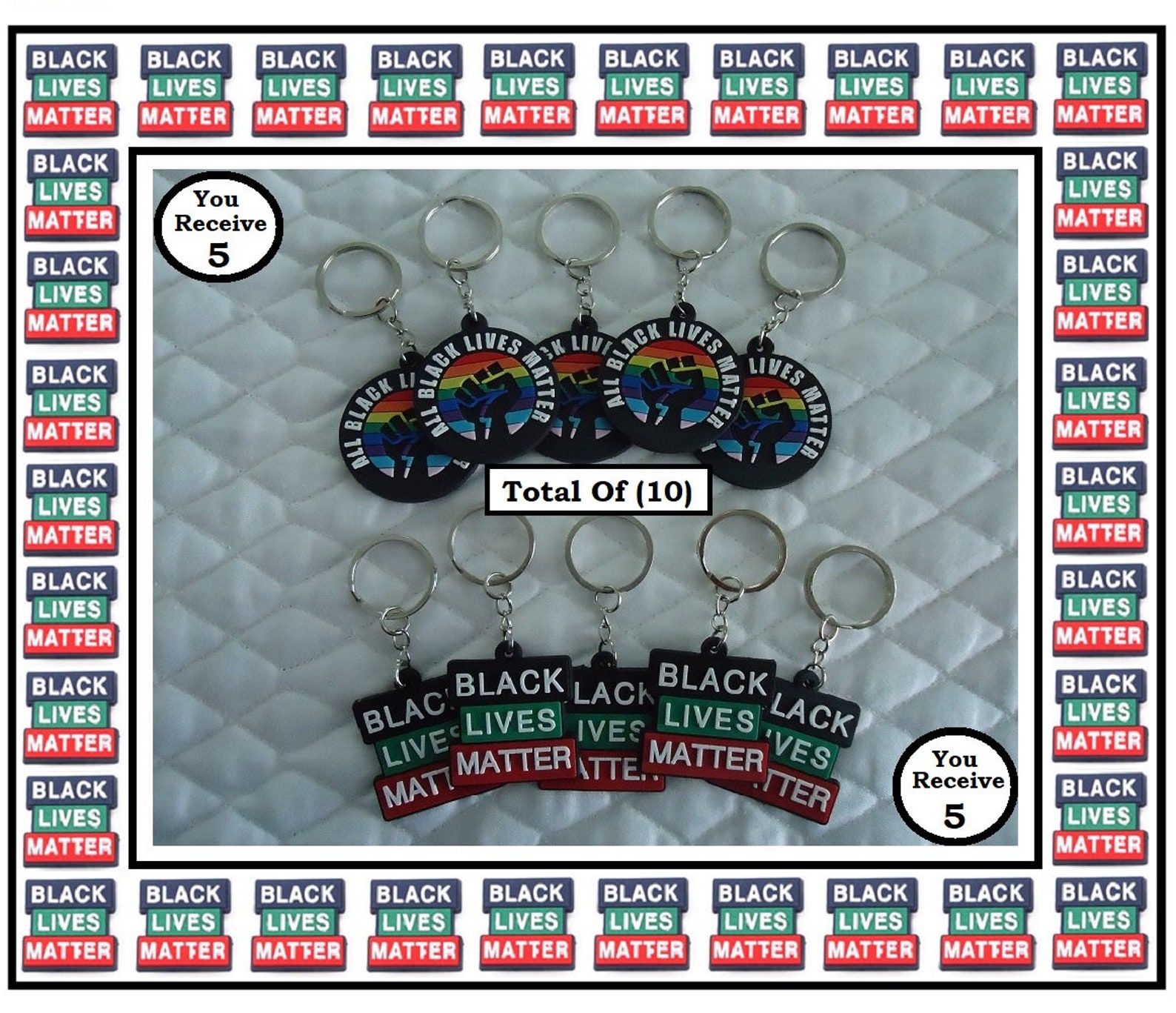 BLM Key Chains BLM Key Rings Black Lives Matter Key Chains - Etsy.de