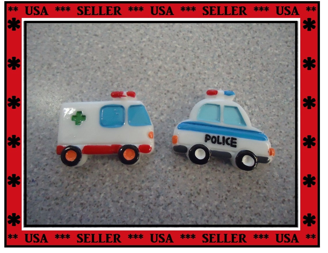 EMT Ambulance Magnets Police Car Magnets Policeman Gifts Ambulance ...