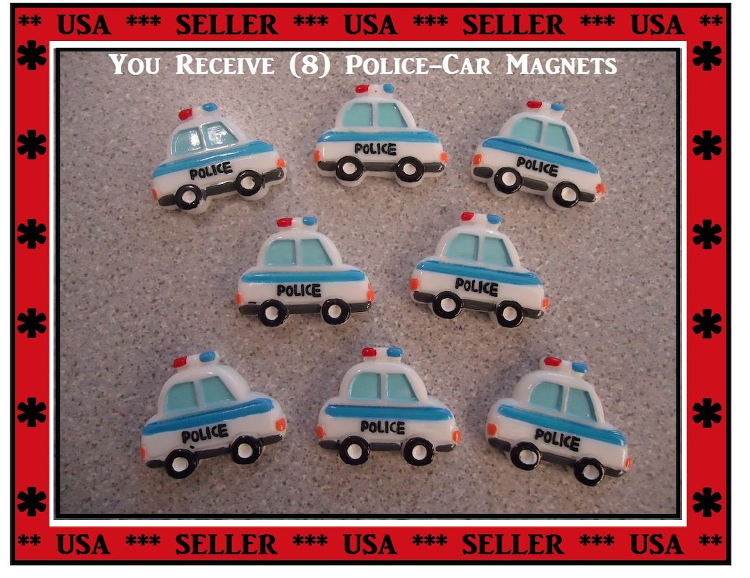 EMT Ambulance Magnets Police Car Magnets Policeman Gifts Ambulance ...
