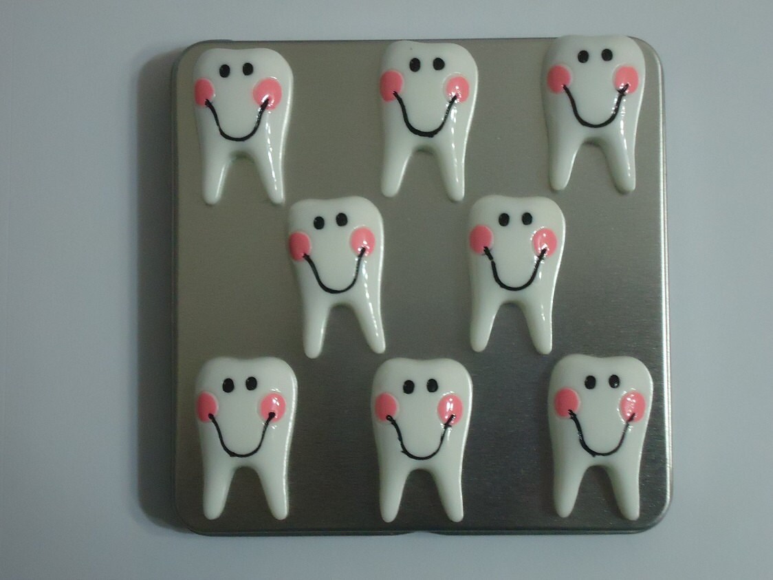 Dentist Tooth Cutest Frig Magnets Nail Polish Frig Magnets Hang Kids ...