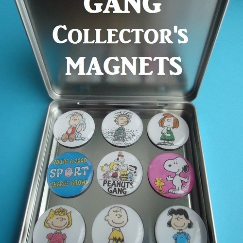 Peanuts 9 1 Frig Magnets Charlie Brown Magnets Charlie - Etsy