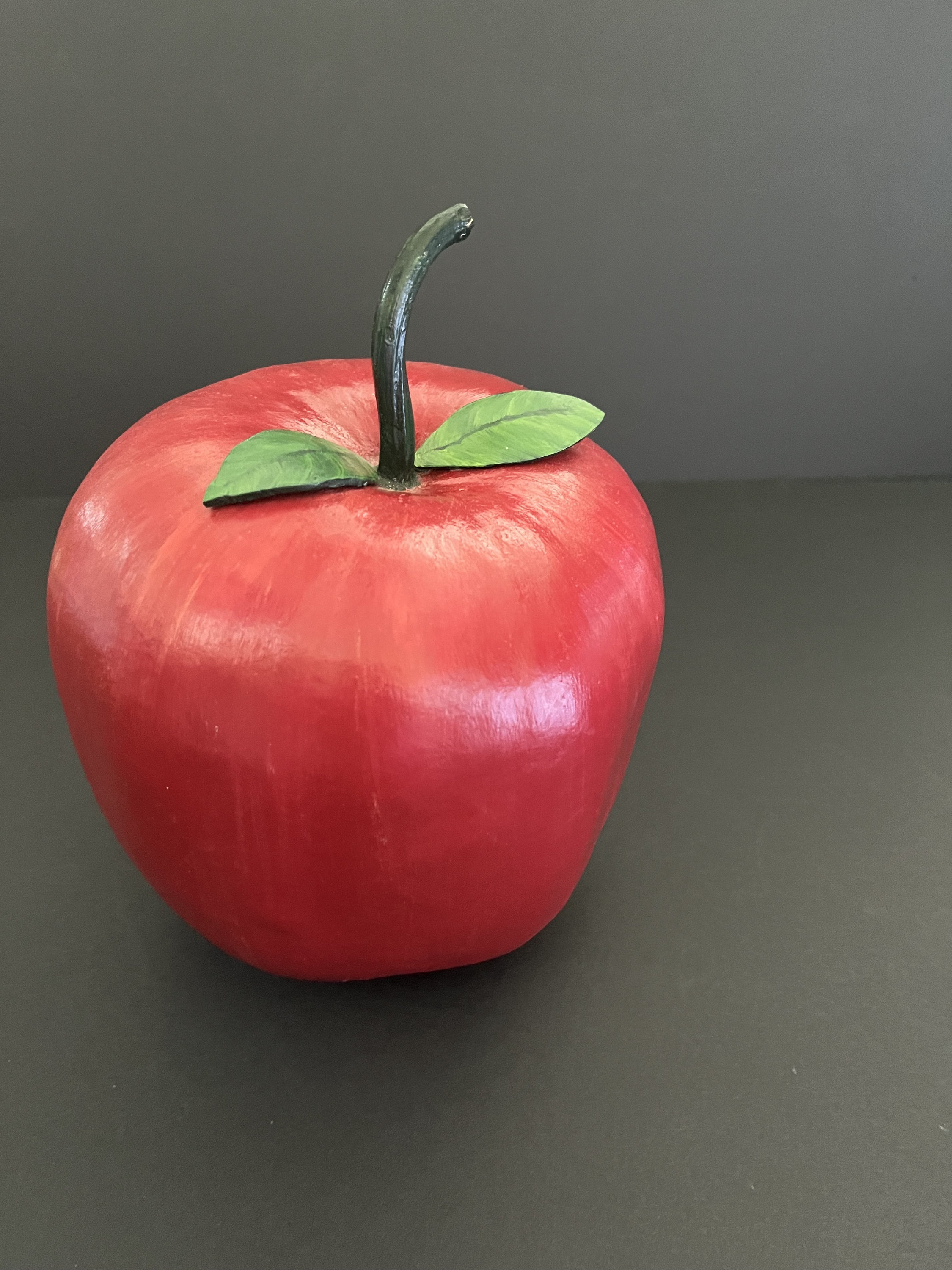Apple Gourd, Gourd Art, Decorative Gourd, Red Apple, Summer Fall Decor ...
