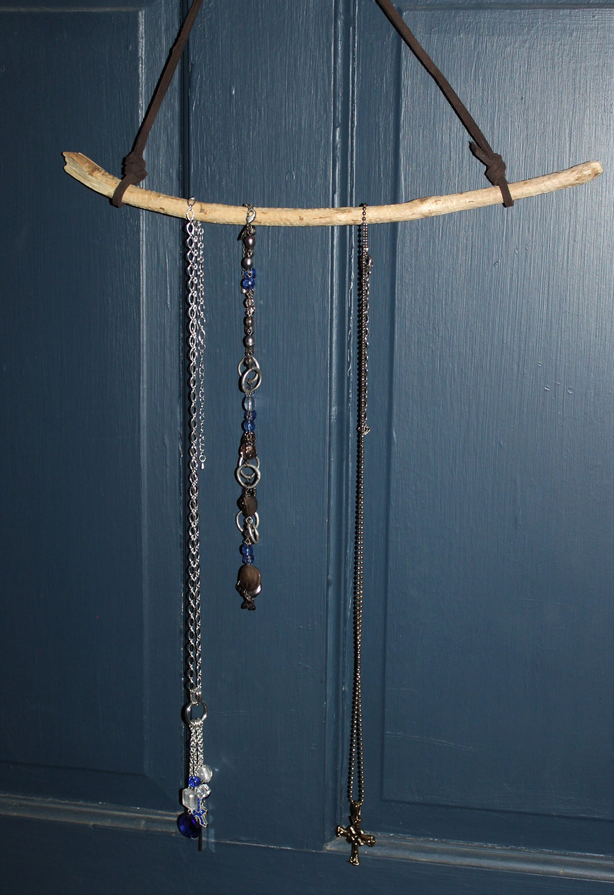 Small Willow Wood Beaver Bite Stick, Macrame Hanger, Holder, Jewelry ...