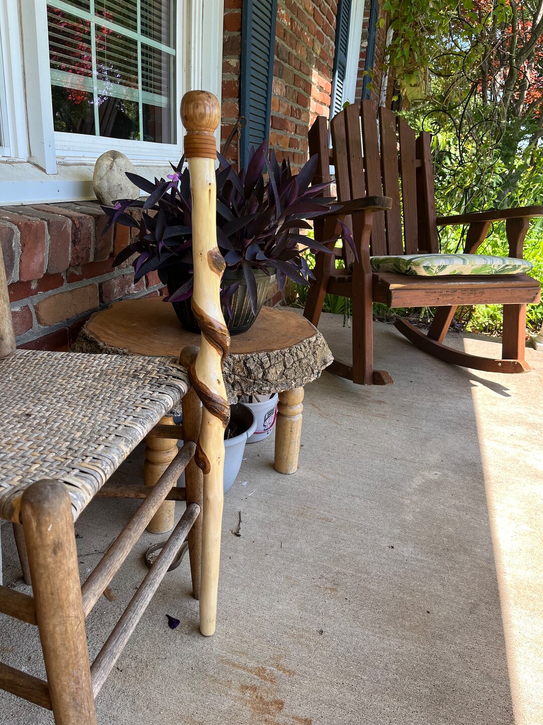 Box Elder Wood Cane, Walking Stick, Hiking, Gentlemens Cane, Trekking ...