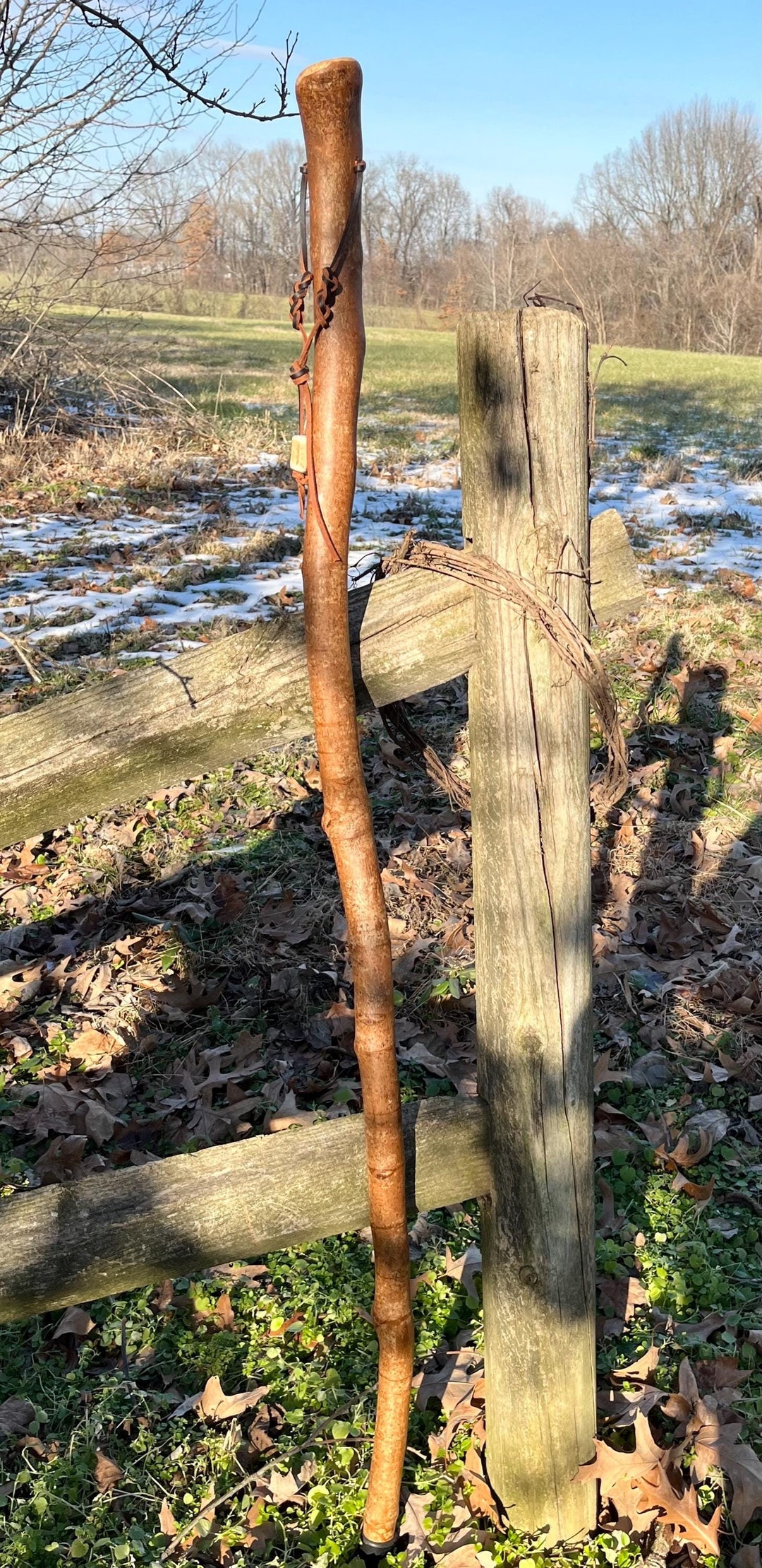 Maple Wood Walking Stick, Hiking Stick, Trekking Pole, Staff ...