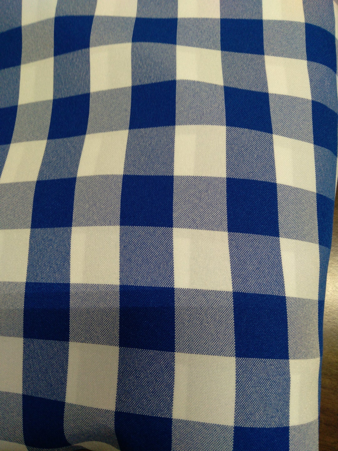 Royal Blue / White Check Bar Stool Cover - Etsy