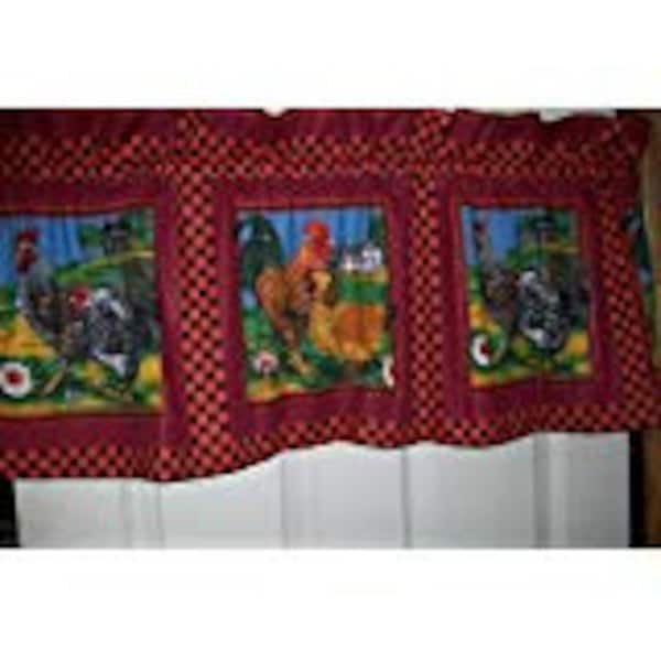 Rooster Valances - Etsy