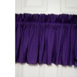 Purple Valance 84" Wide X 15" Long - Etsy