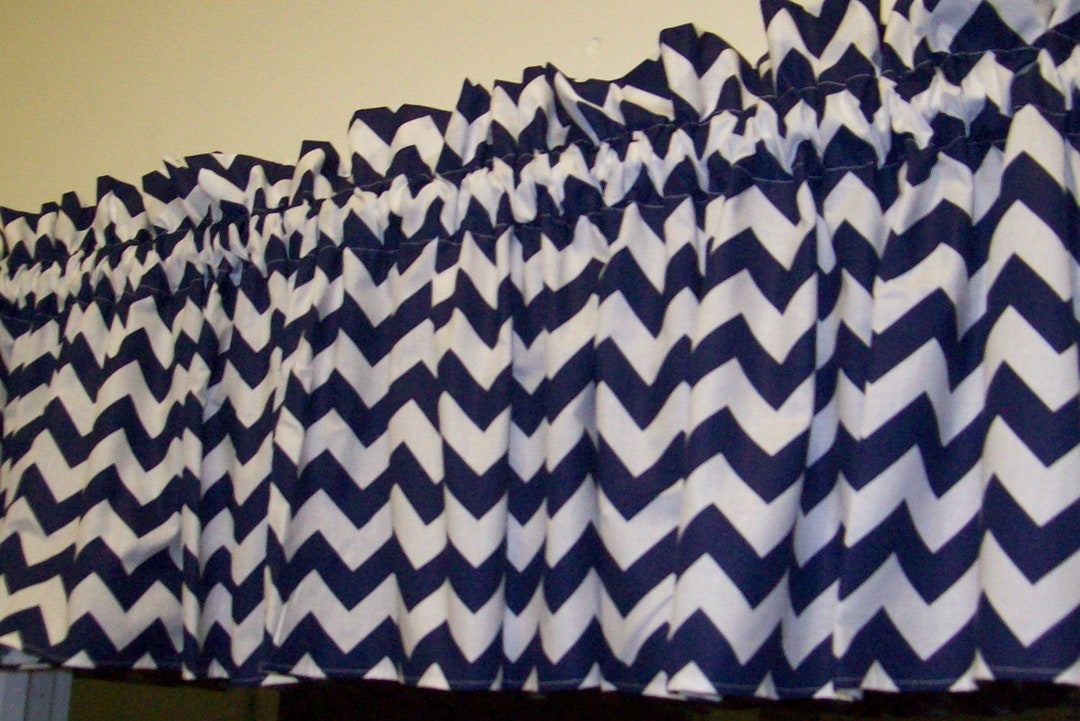 Chevron Valance 84" X 15" Long - Etsy