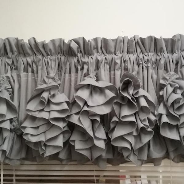 Ruffled Valance - Etsy