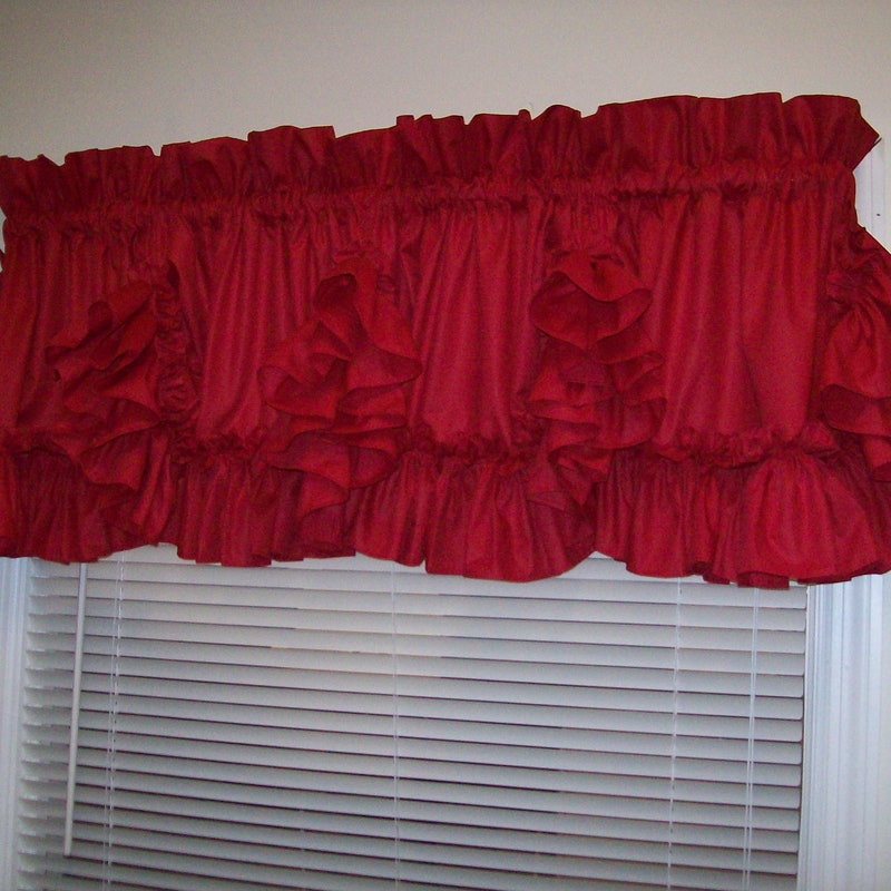 Ruffle Valance - Etsy