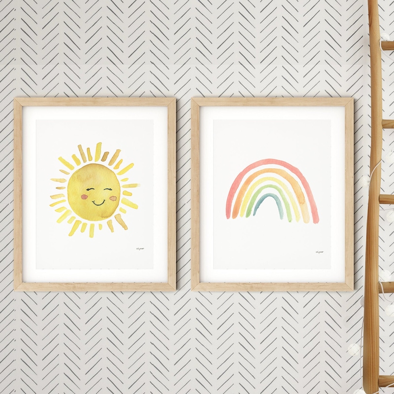Rainbow Print - Etsy