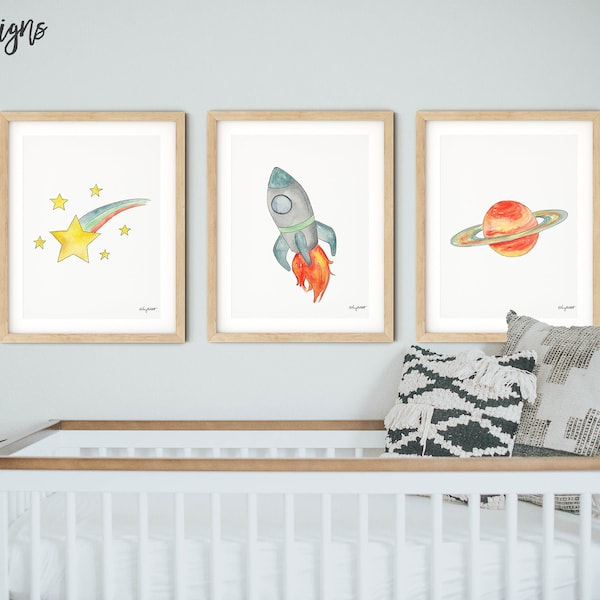 Rocket Nursery - Etsy