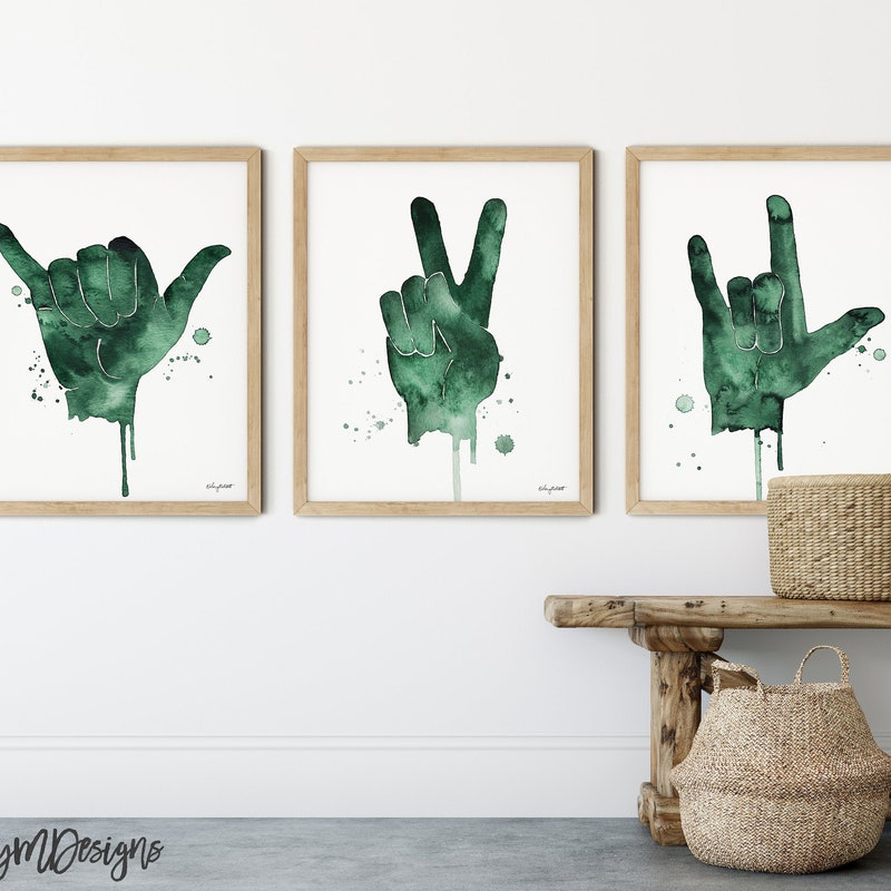 3 Languages Wall Prints - Etsy