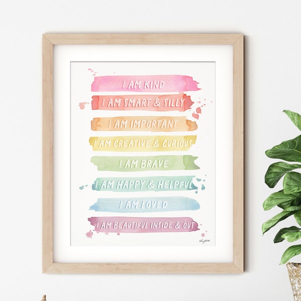 Affirmation Wall Art - Etsy