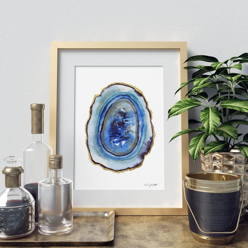 Geode Wall Art - Etsy