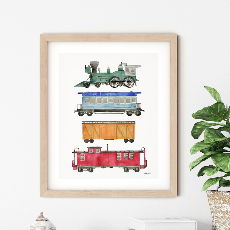 Train Room Decor - Etsy