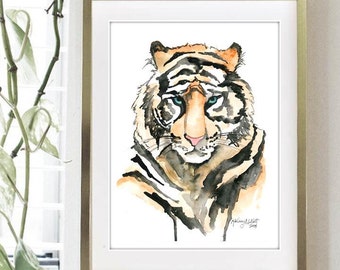 Tiger home decor | Etsy
