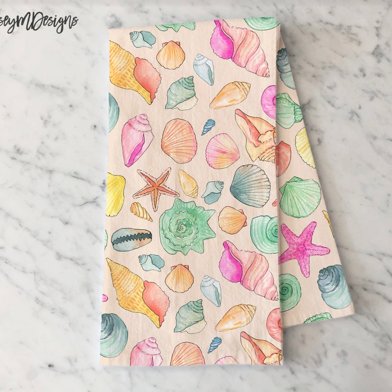 Seashell Towel - Etsy
