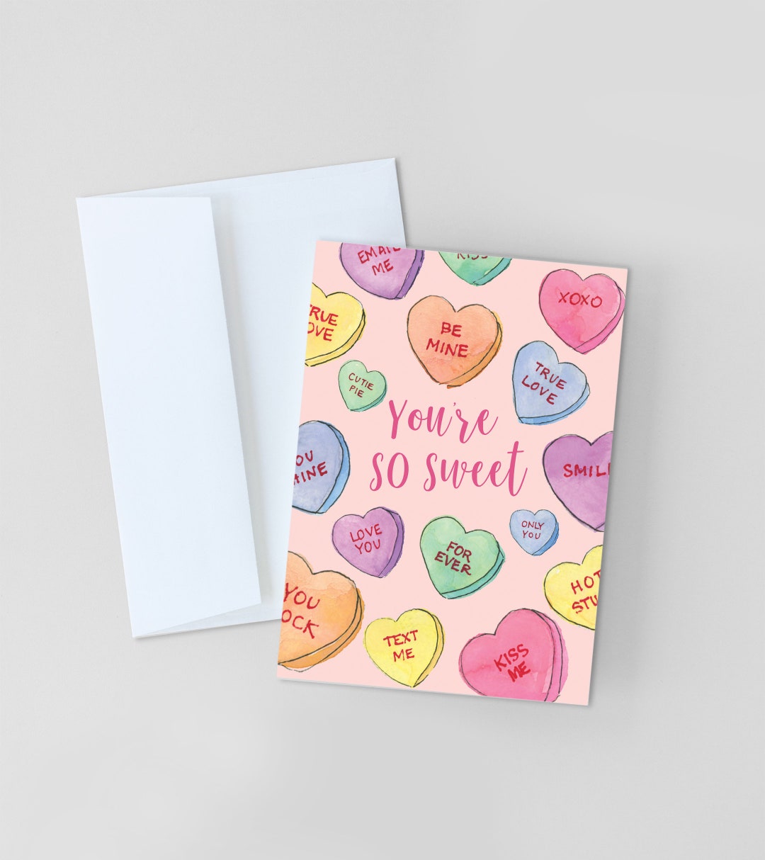 VALENTINES DAY CARDS You're so Sweet Greeting Card - Etsy