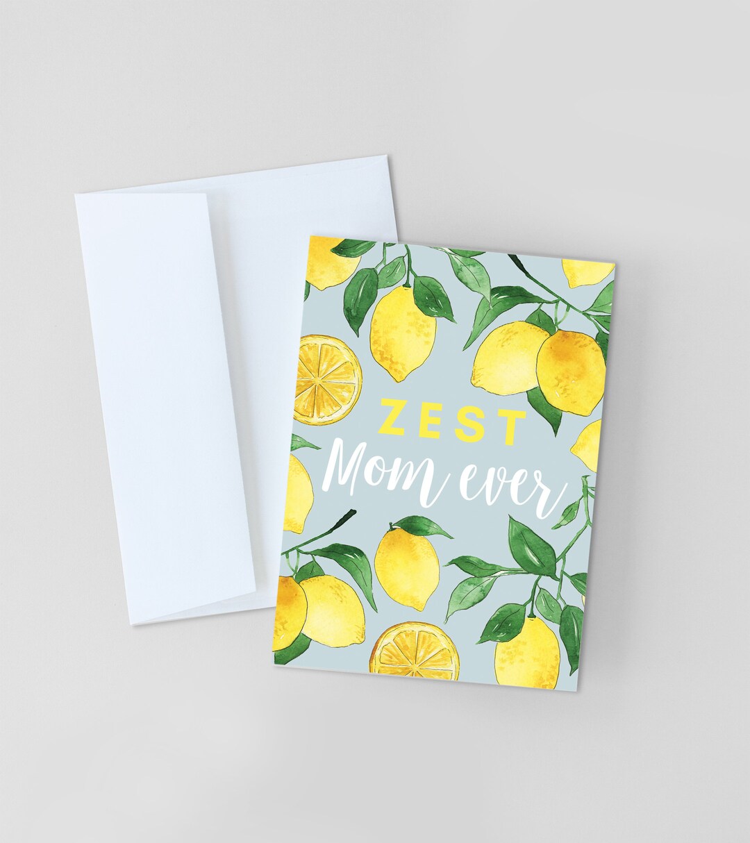 MOTHERS DAY Greeting Card Zest Mom Every Card Encouraging - Etsy