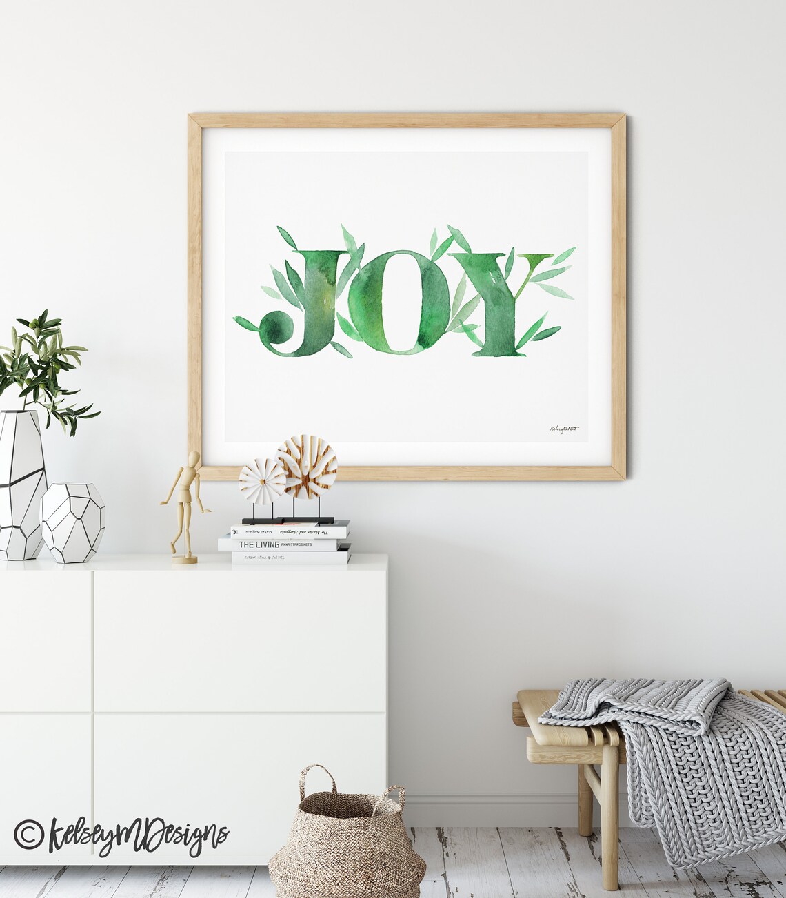 Joy Christmas Print Holiday Decor Joy Christmas Art Print - Etsy