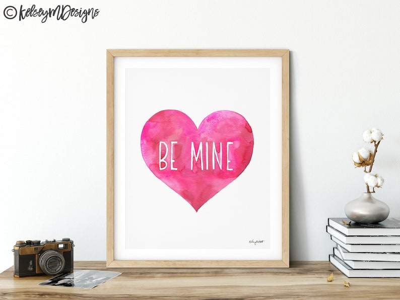 DIGITAL DOWNLOAD Be Mine Printable Valentines Day - Etsy