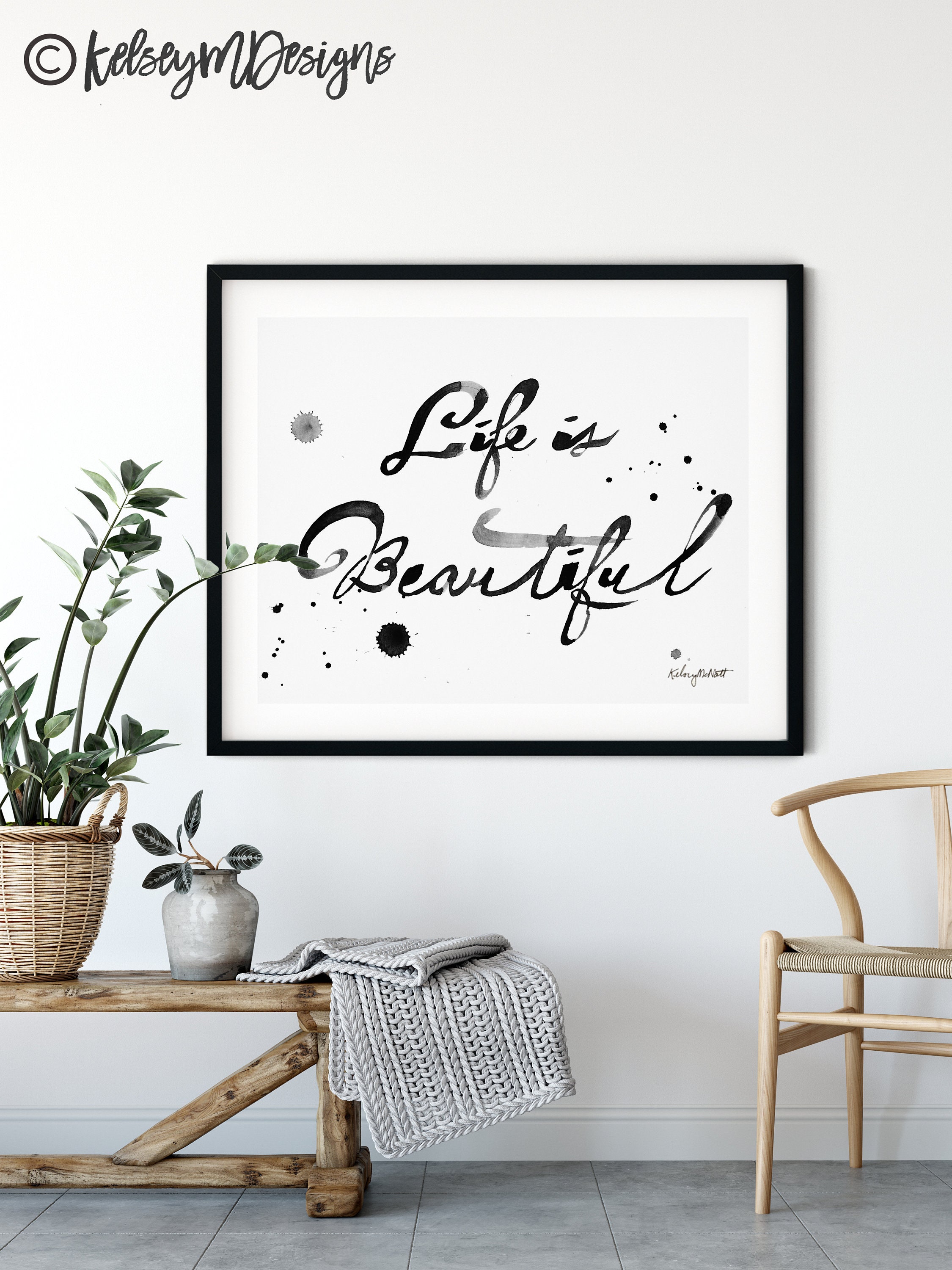 Life Is Beautiful Wall Art