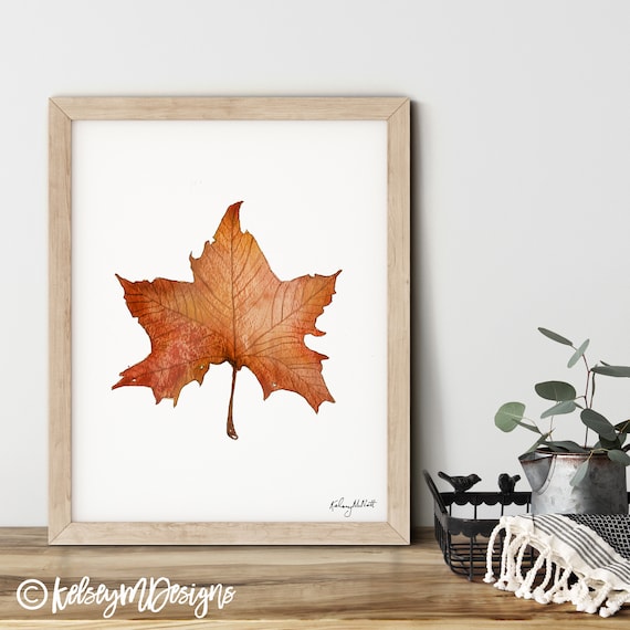 Leaves Framed Art