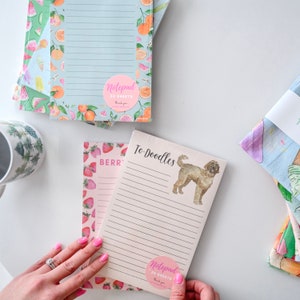 To-doodle Notepad, Watercolor Notepad, Dog Notepad, Golden Doodle ...