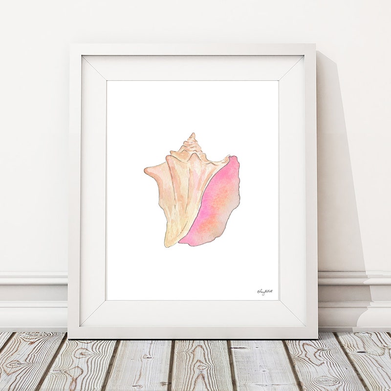 Conch Shell Art - Etsy