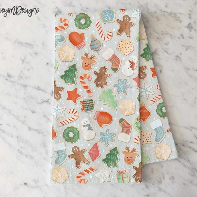 Gingerbread Kitchen Towel - Etsy