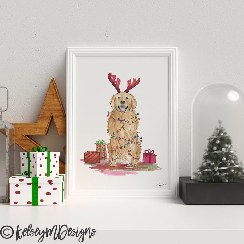 DIGITAL DOWNLOAD Christmas Dog Printable Happy Howlidays - Etsy