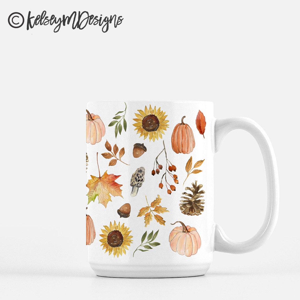 Fall Nature Mug Fall Coffee Mug Fall Decor 15 Oz Mug - Etsy