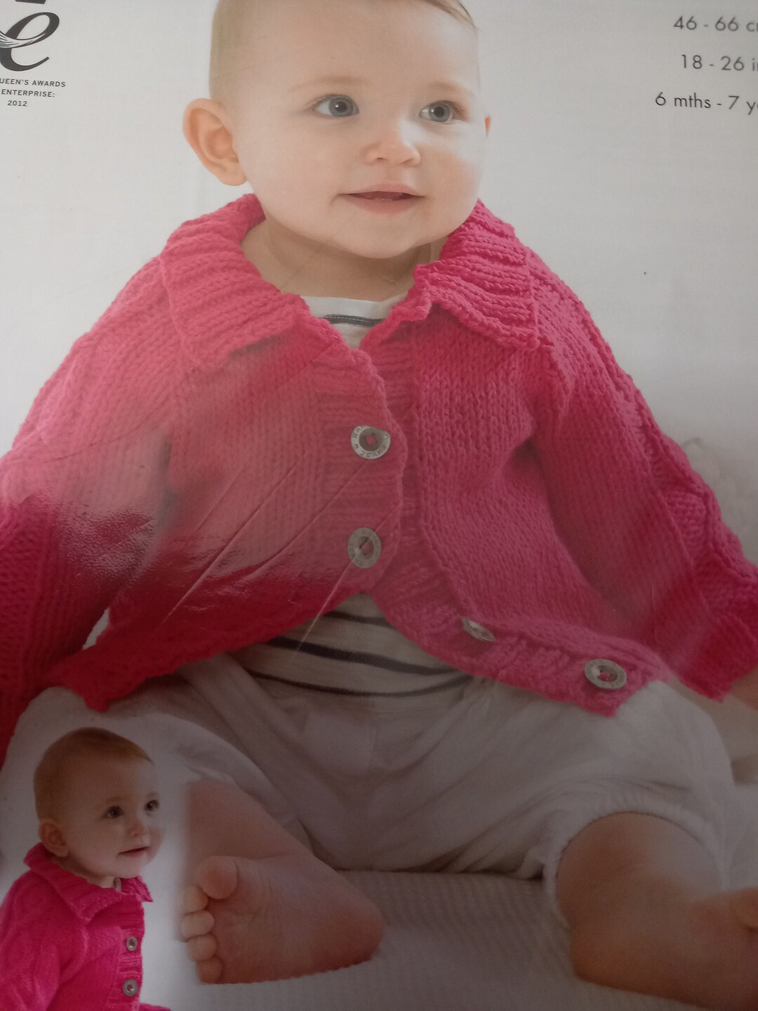 King Cole 4138 Knitting Pattern Baby Cardy 18-26 Inch Chest New Aran - Etsy